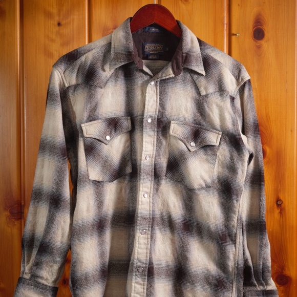 Pendleton | Shirts | Pendleton Canyon Western Snap Wool Shirt ...